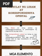 Mga Uri NG Liham - Larang | PDF
