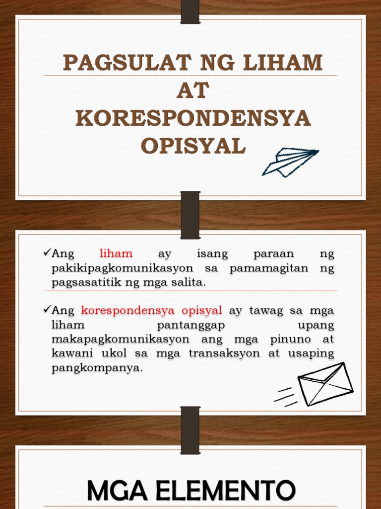 5 Pagsulat NG Liham at Korespondensya Opisyal | PDF