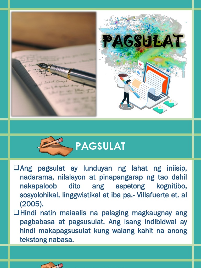 1 Ang Pagsulat Pangangailangan at Hulwaran | PDF