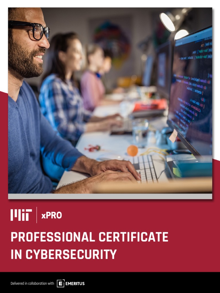 Brochure - MIT - xPRO - Cybersecurity Professional Certificate 14 Oct 2021 V38 | PDF | Security ...