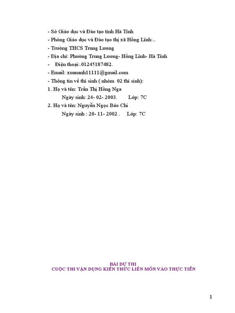 Ddej Tai o Nhiem Tieng On 15 | PDF