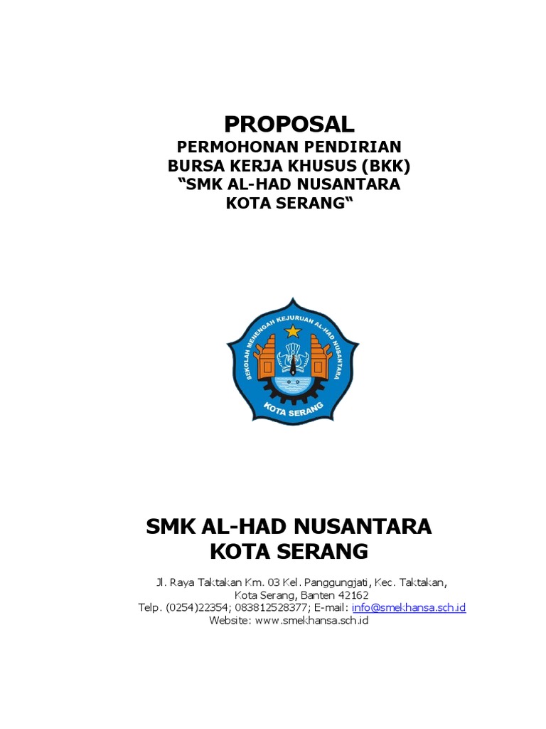 Proposal BKK r3 | PDF