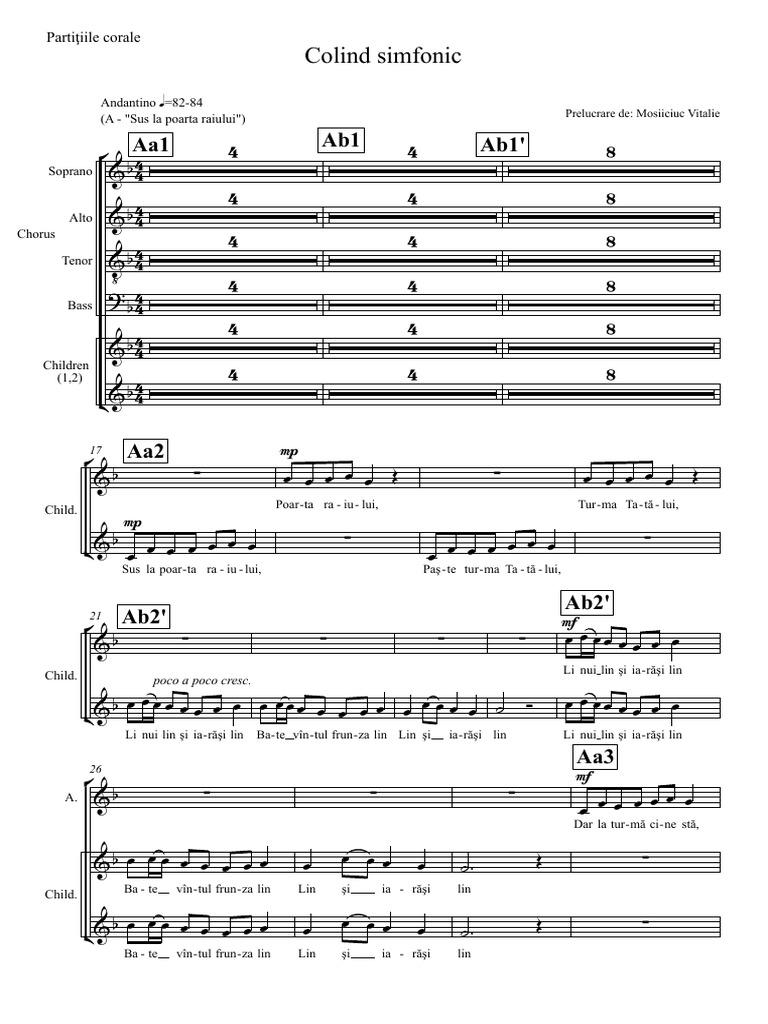 Colind Simfonic Cor | PDF
