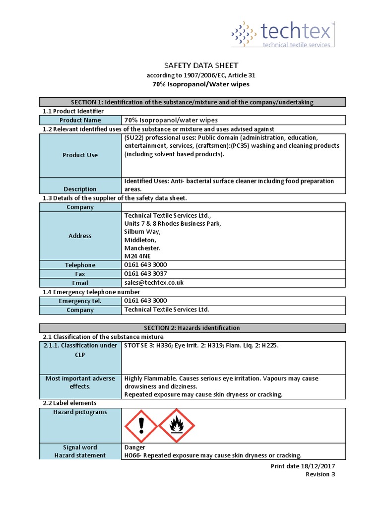 WIPES Clinitex Hard Surface Disinfection Wipes | Download Free PDF ...