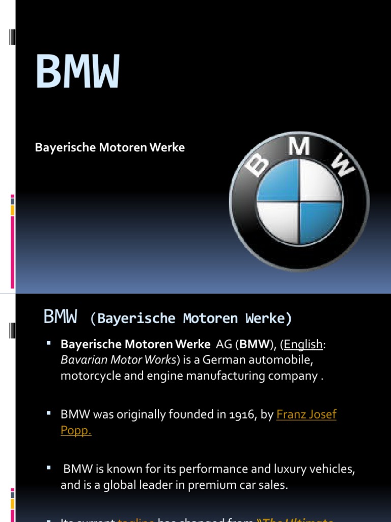 Bayerische Motoren Werke | PDF | Bmw | Brand