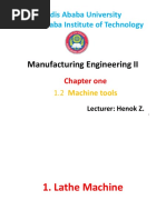 24 Lathe Machine Parts and Functions PDF | PDF | Machining | Tools