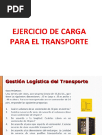 Ejercicios de Cubicaje y Estiba | PDF | Transporte | Envío