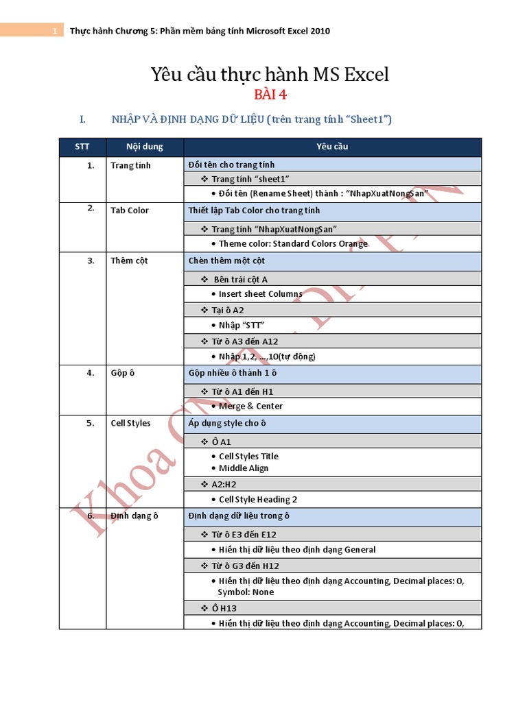 04 NhapXuatNongSan YeuCau | PDF