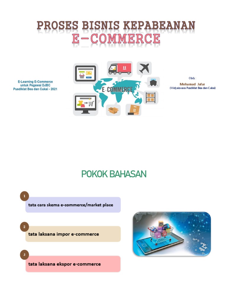 03 Materi Proses Bisnis Kepabeanan E-Commerce | PDF