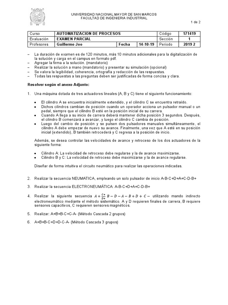 Automatizacion de Procesos - 2021 - EP | PDF | Ciencia y Tecnología | Ingeniería de control