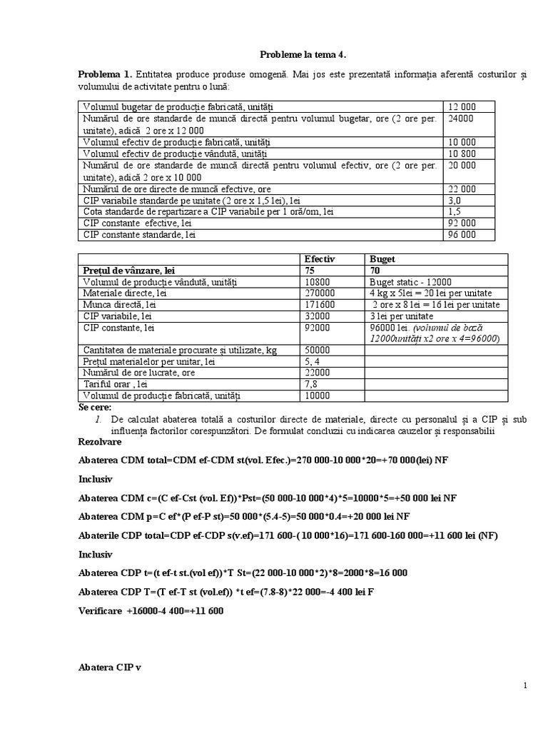 Probleme La Tema 4 IMP | PDF