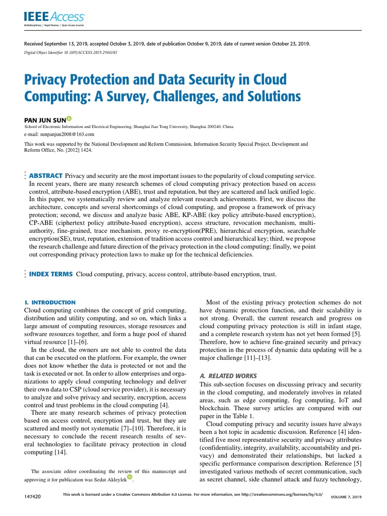 CS3801 Analysis Project Sample 2 | PDF | Encryption | Cloud Computing