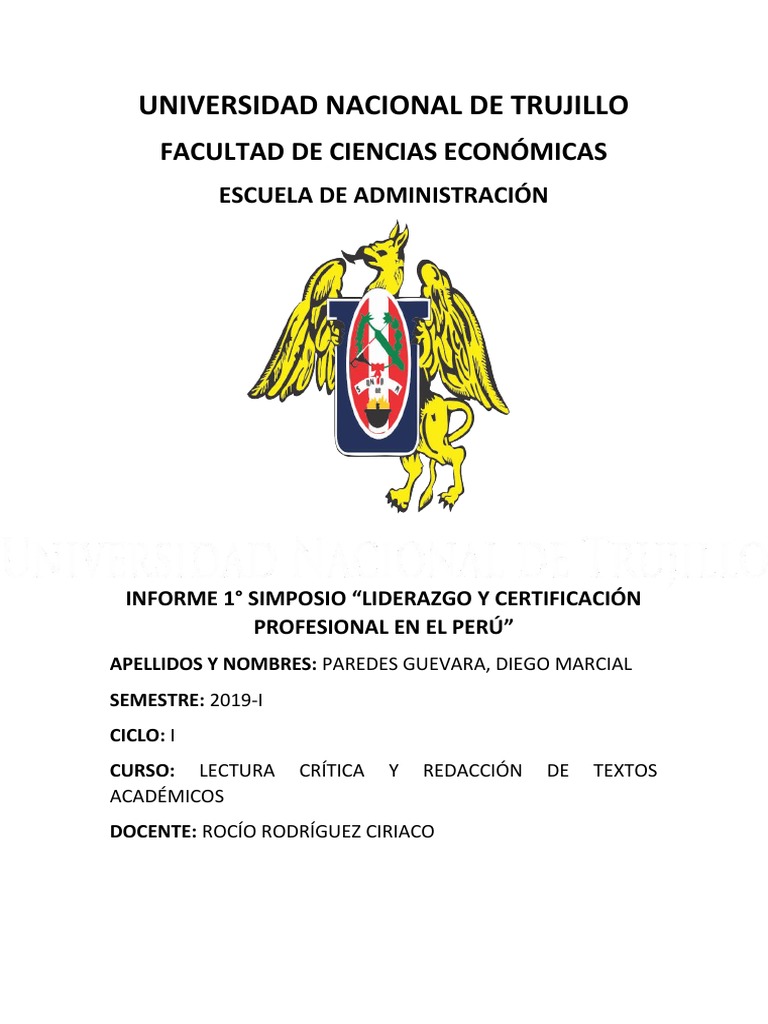 Informe Del Simposio | PDF