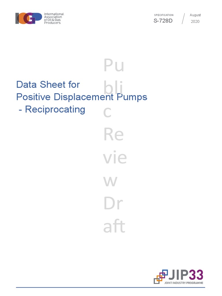 Calculation Reciprocating Pumps | PDF | Specification (Technical ...