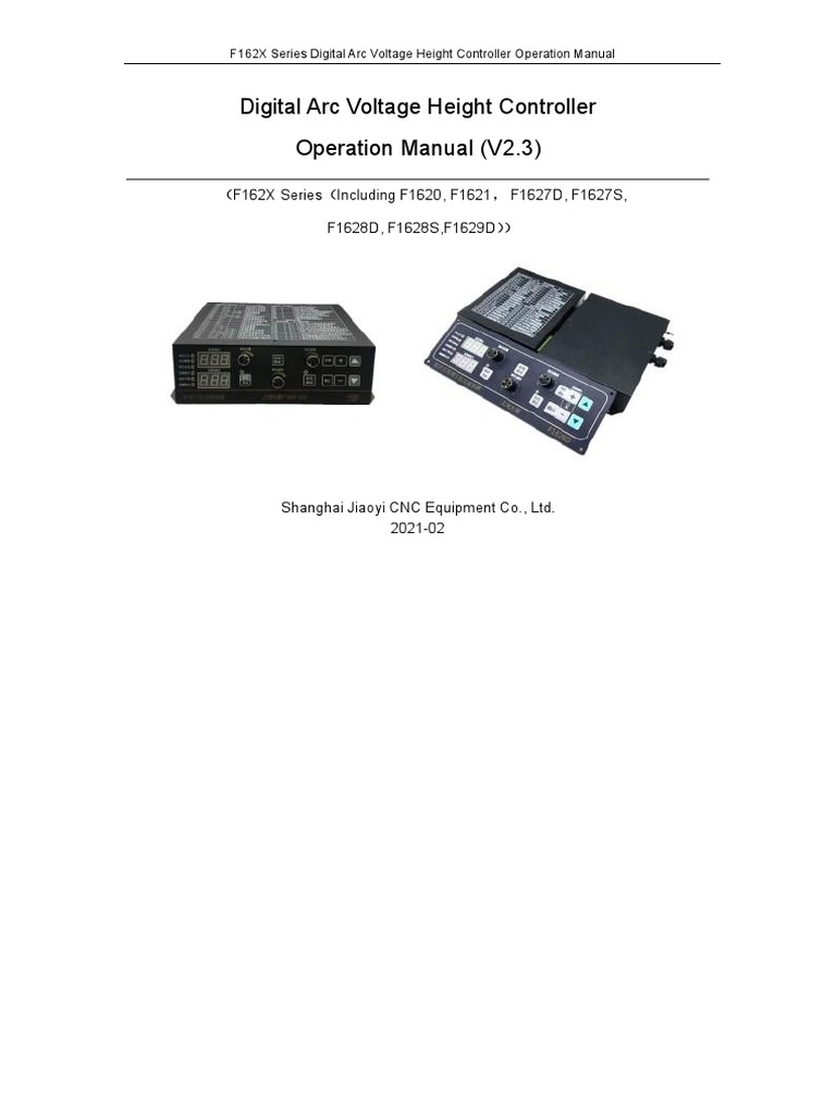 Digital Arc Voltage Height Controller | PDF | Switch | Numerical Control