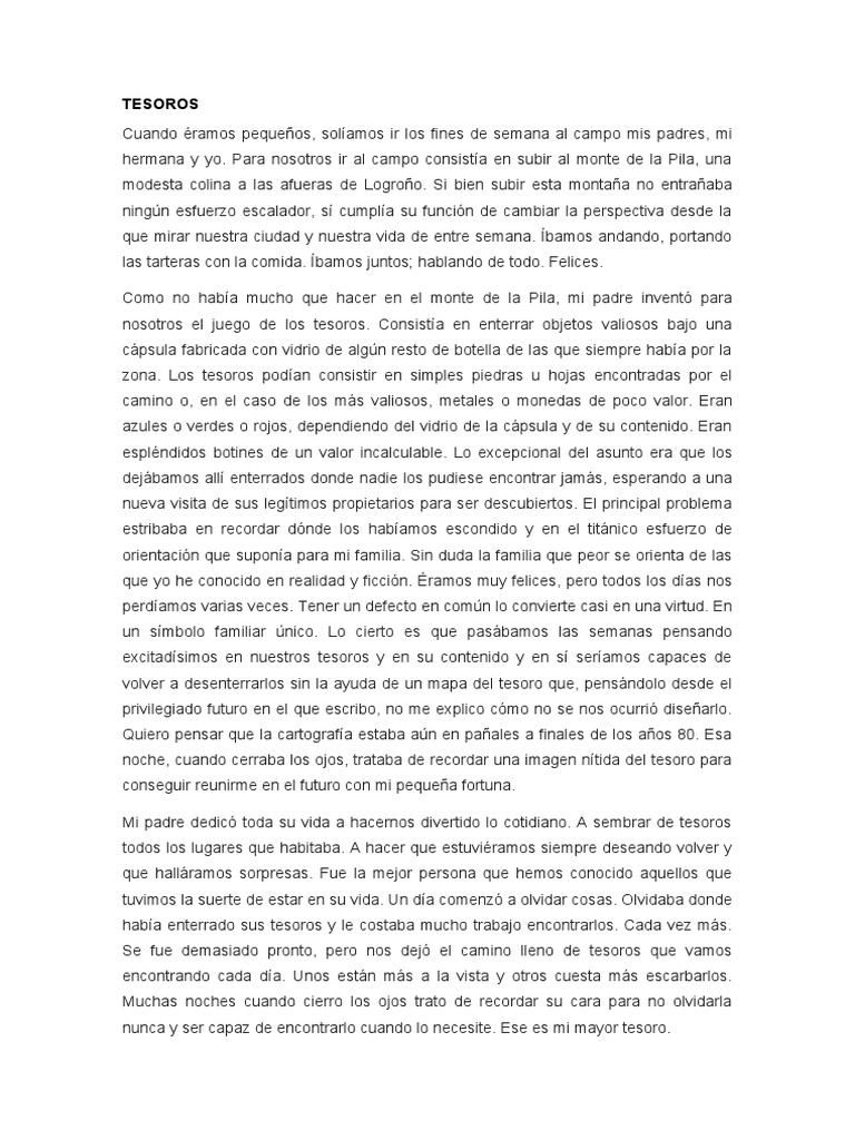 Tesoros | PDF
