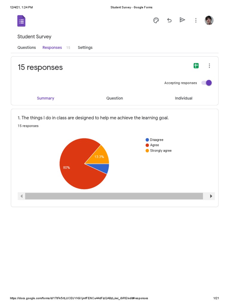 Student Survey - Google Forms | PDF | Teachers | Applied Psychology