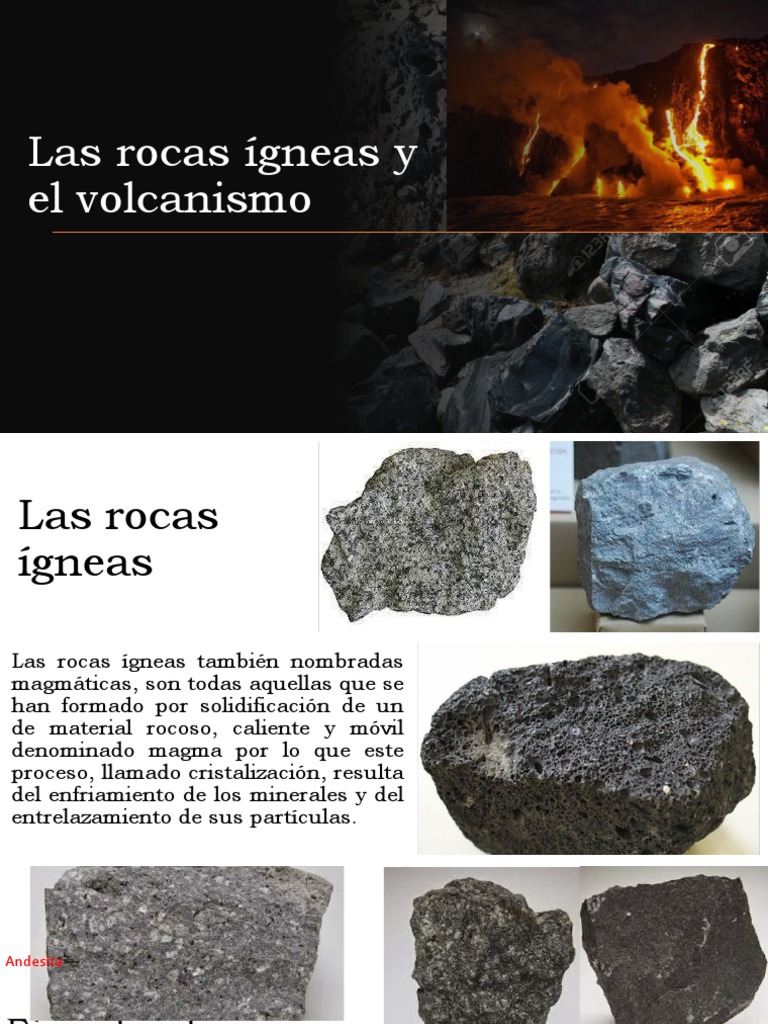 Las Rocas Ígneas y El Volcanismo | PDF | Roca ígnea | Tipos de ...