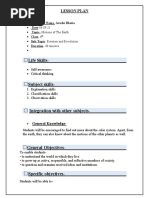 Landforms Lesson Plan | PDF | Mountains | Plateau