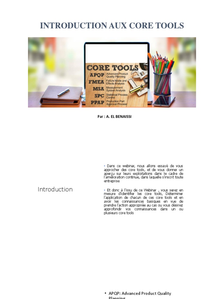 Introduction Aux Core Tools | PDF