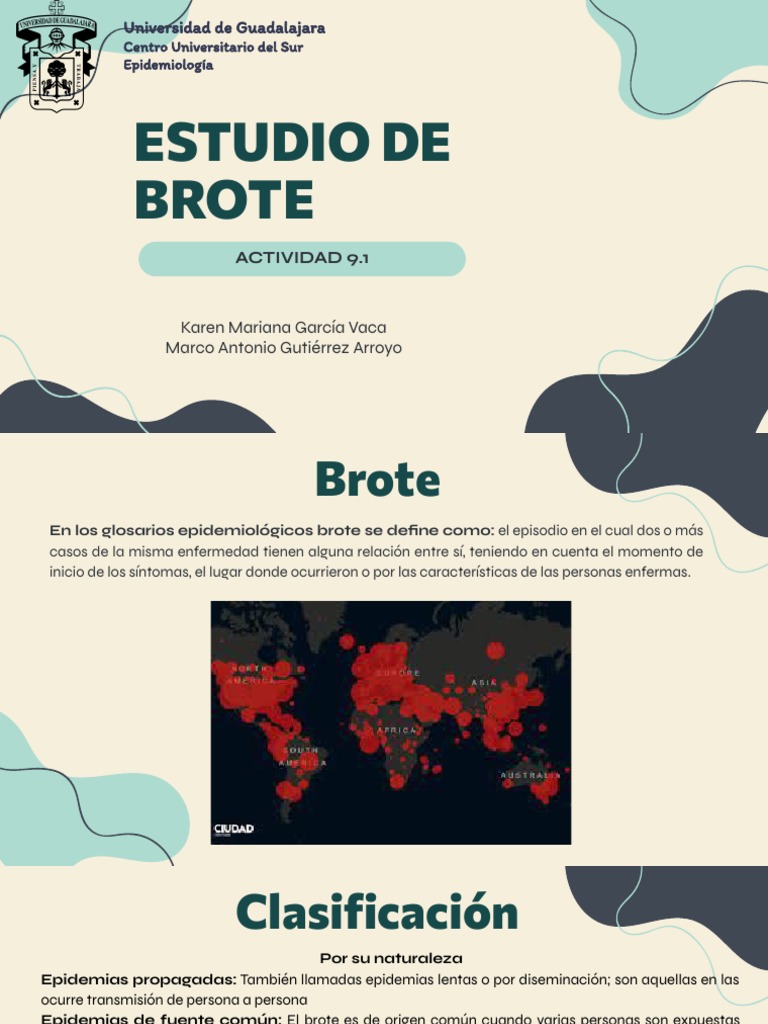 Estudio de Brotes Epidemiológicos | PDF | Epidemiología | Epidemias