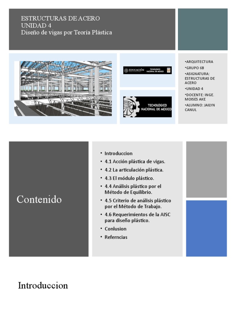 Diseno de Vigas Por Teoria Plastica | PDF | Plasticidad (Física) | Pandeo