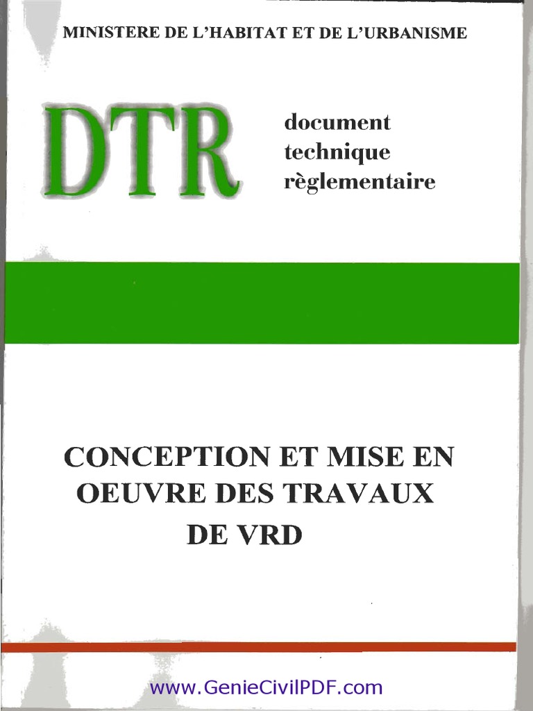 DTR VRD | PDF