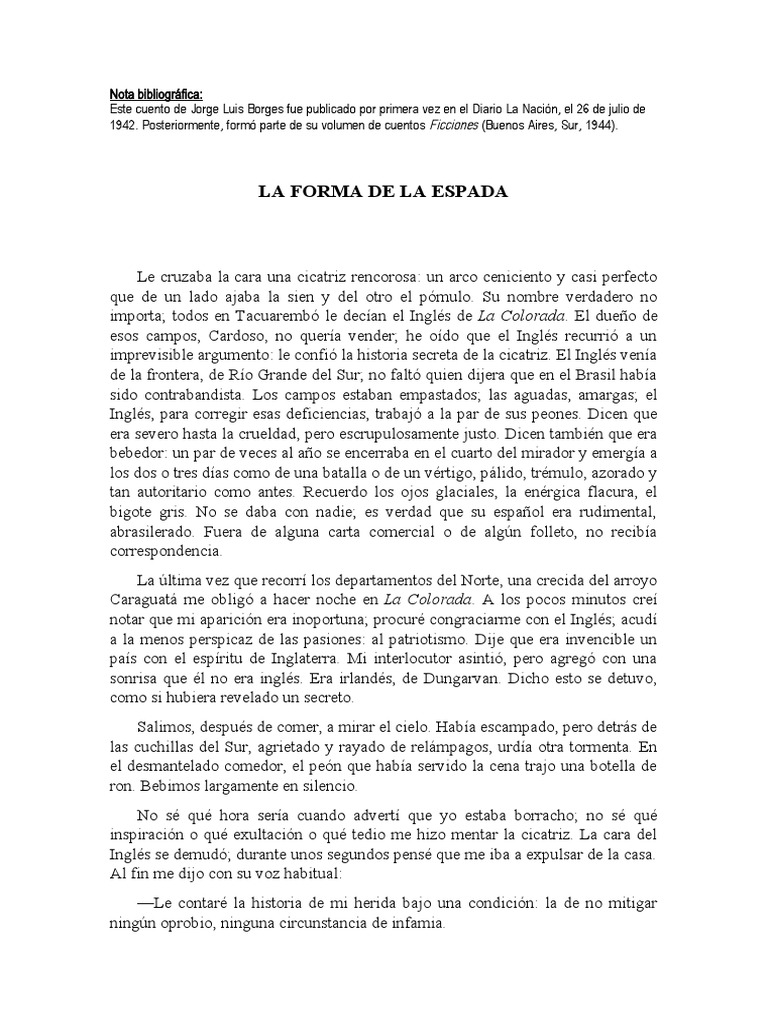 La Forma de La Espada | PDF