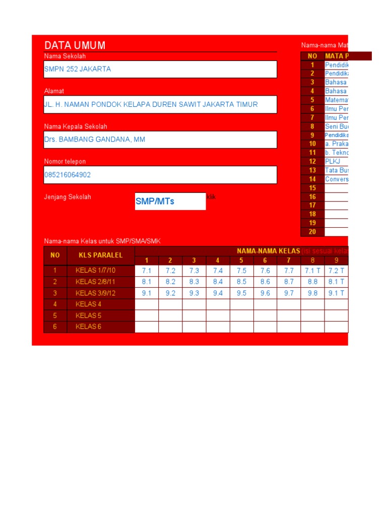 Form Isian Down | PDF
