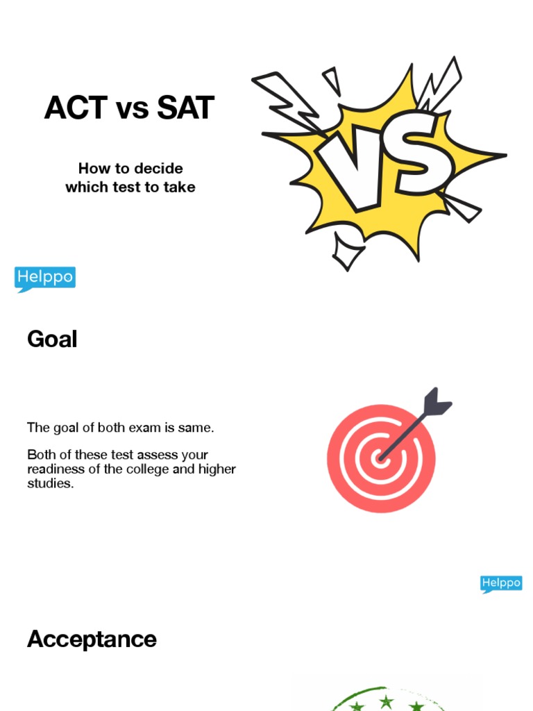 How To Decide Between ACT and SAT Test | PDF | Act (Test) | Sat