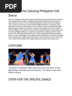 History of The Sakuting Philippine Folk Dance | PDF | Philippines ...
