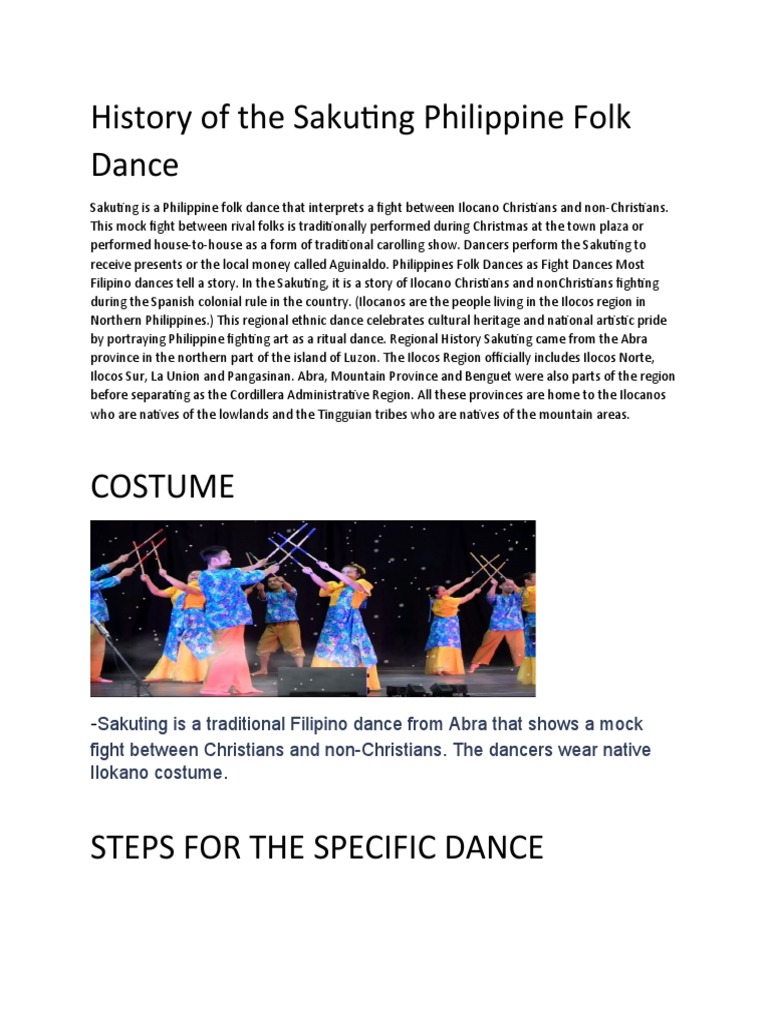Sakuting Philippine Folk Dance (MAPEH) 8-Theophilos, Zanielle Dimatulac ...