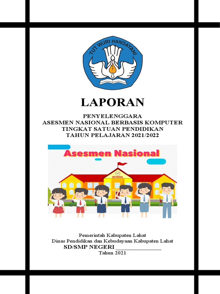Cover Laporan ANBK 2021 | PDF