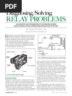 Anti-Pumping Relay Diagram and Working Function Explanation | PDF