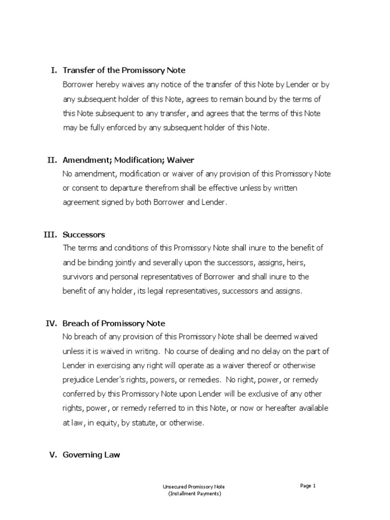 Transfer Note | PDF | Promissory Note | Notary Public