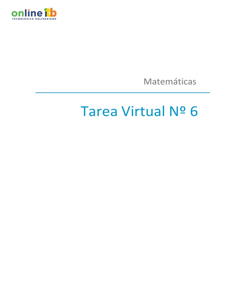 Tarea Virtual 6 Matrices Resuelto | PDF