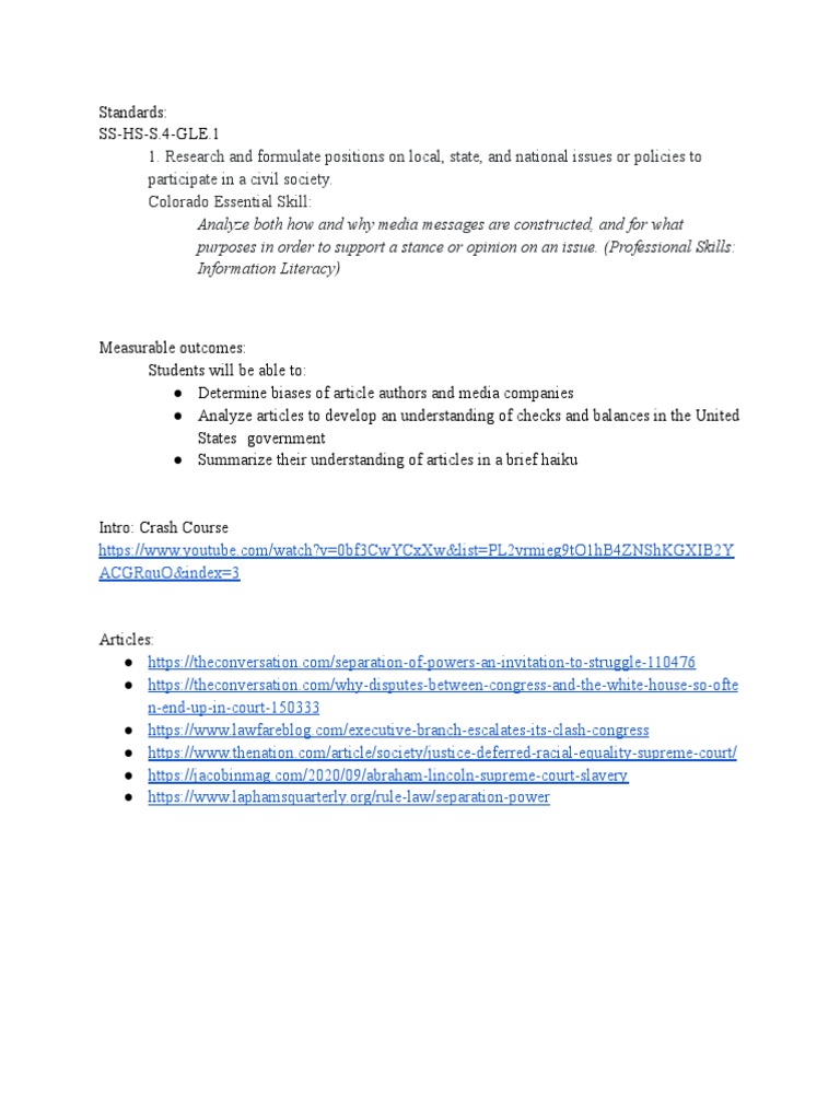 Analyzing Media Bias in Government | PDF
