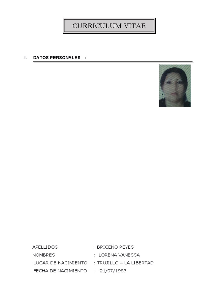 CV - Lorena Briceño-1 | PDF