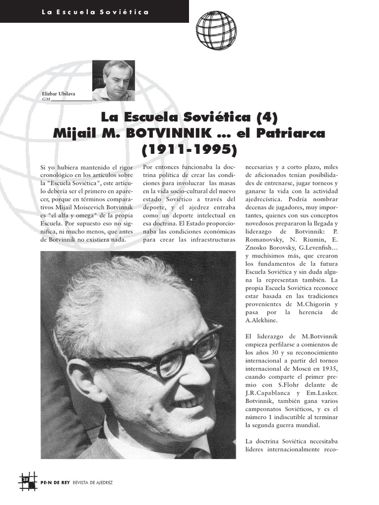 Botvinnik | PDF | Ajedrez | Campeonato mundial de ajedrez