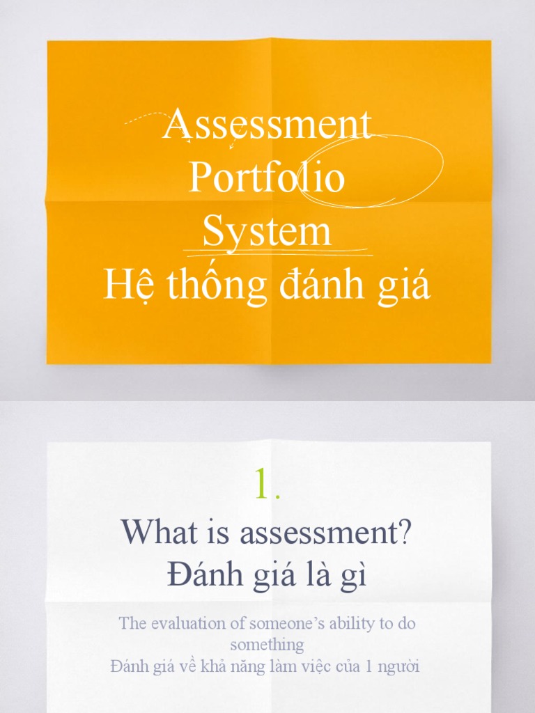 Assessment Portfolio System | PDF | Educational Assessment And ...