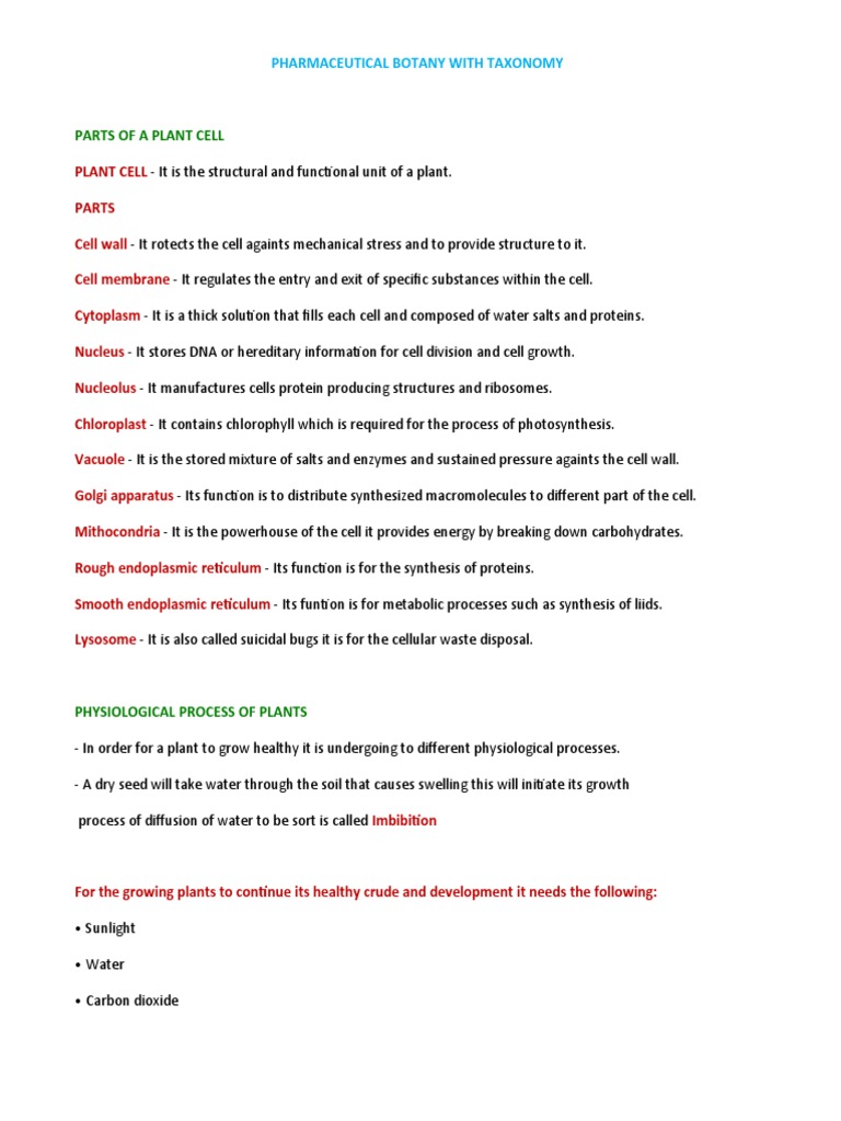 Pbot Reviewer 2 | PDF | Cell (Biology) | Mitosis