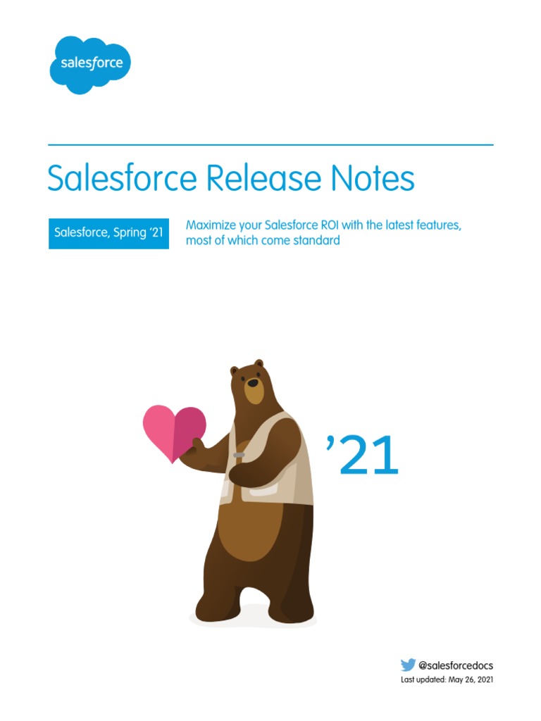 Salesforce Spring21 Release Notes | PDF | Microsoft Outlook | Ios