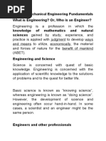 Basics of Mechanical Engineering | PDF