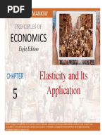 Chapter 5 Elasticity and Its Application | PDF | Elasticity (Economics) | Demand