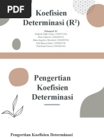 Koefisien Determinasi R Square Dalam Analisis Regresi Linear | PDF