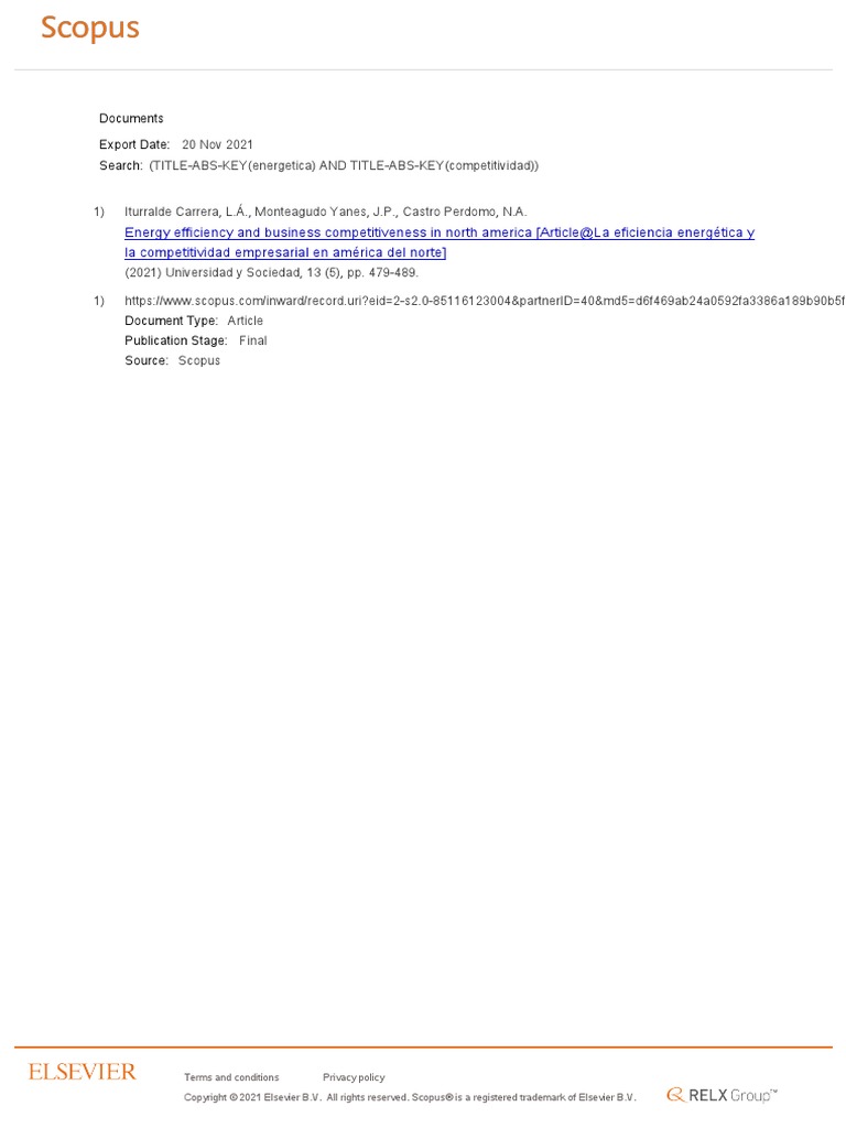 Scopusresults | PDF | Business