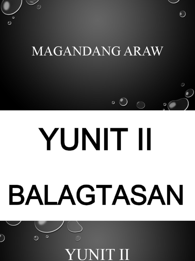 G8 Yunit 2, Aralin 1 | PDF