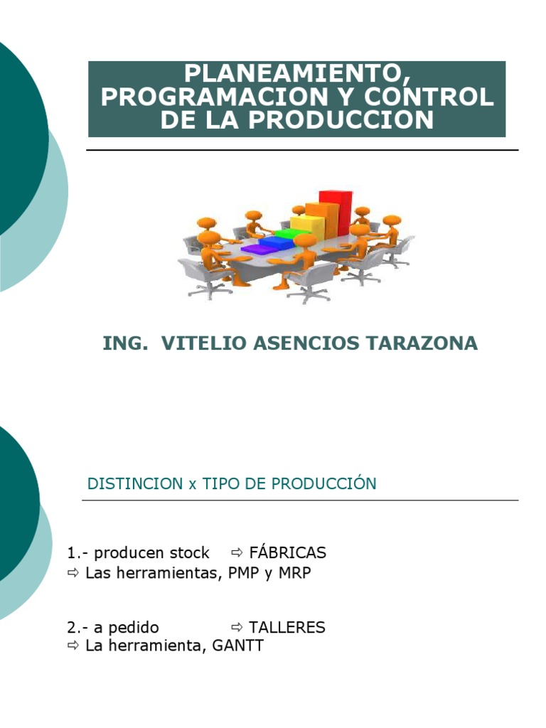 Planeación y Control de Producción | PDF | Planificación de recursos ...