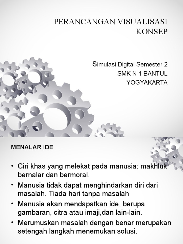 Perancangan Visualisasi Konsep | PDF