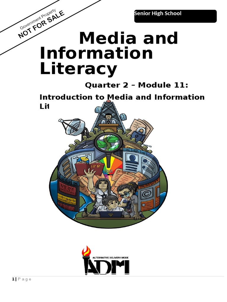 Quarter 2 - Module 11: Introduction To Media and Information Literacy ...